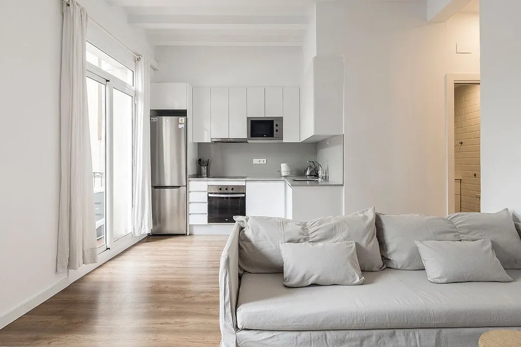 Apartamento reformado junto al puerto de Barcelona